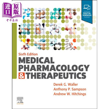 医学药理学和治疗学 第6版 英文原版 Medical Pharmacology and Therapeutics Derek G Waller