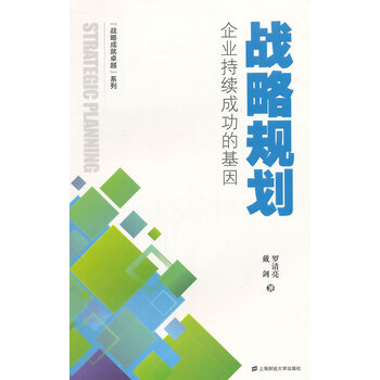 战略规划 企业持续成功的基因 戴剑、罗清亮