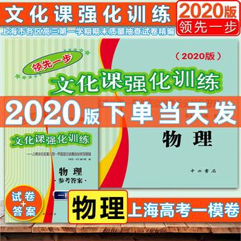 新版2020年领先一步高考一模卷物理 文化课强化训练高考物理试卷+答案上海市高三学期期末质量抽查试卷