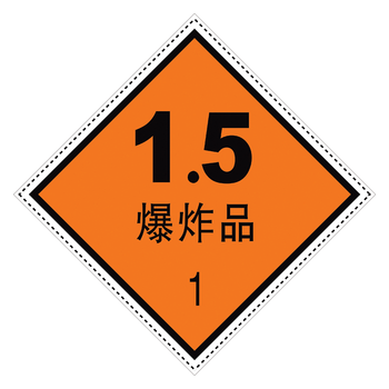 定制警示警告安全标志牌有毒有害化学危险品运输标识牌提示标示贴腐蚀品TDP TDP03 爆炸品1.5标志 20*20厘米 覆膜防水PP贴纸