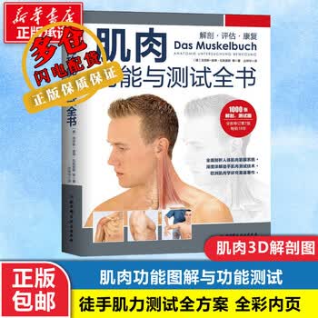 肌肉功能与测试全书 解剖·评估·康复 德彼得瓦勒留斯等著庄仲华译 外科学 WX