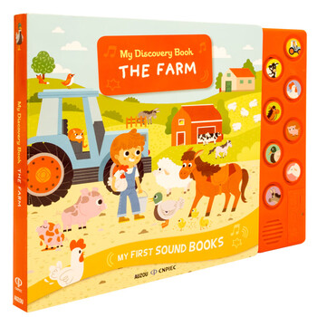 英文原版My discovery book The Farm《我的声音书：农场》纸板书
