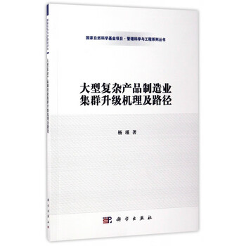 大型复杂产品制造业集群升级机理及路径/管理科学与工程系列丛书