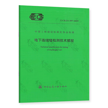 T/CECS 597-2019 地下连续墙检测技术规程