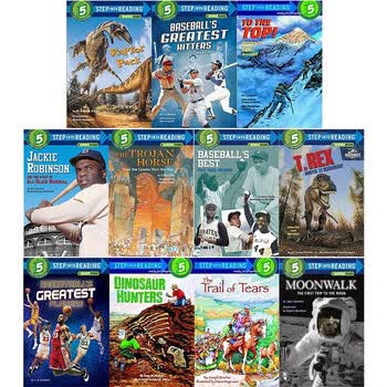 英文原版Step into Reading 5五阶段11册合售美国兰登经典分级读物第5阶段英文原版儿童启蒙绘本读物兰登书屋科学历史人文阅读系列 英文原版