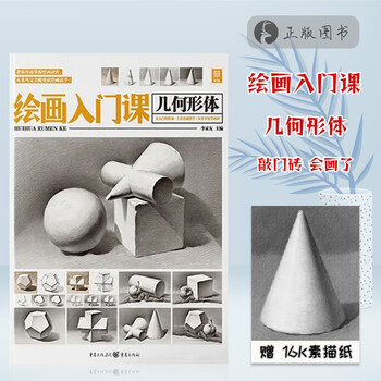 绘画入门课系列 2022敲门砖会画了李家友由简到繁立足基础紧跟教学步骤快速掌握绘画诀窍 绘画入门课-几何形体