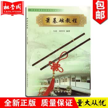 正版 箫基础教程 民族乐器基础教程系列丛书 马迪箫入门教材洞箫G调六八孔箫入门教材初学基础教程书