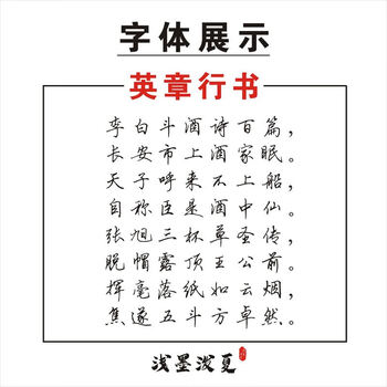 2021年公务员申论字帖国考公考范文考试练字行楷行书成年临摹钢笔 E82-英章行书