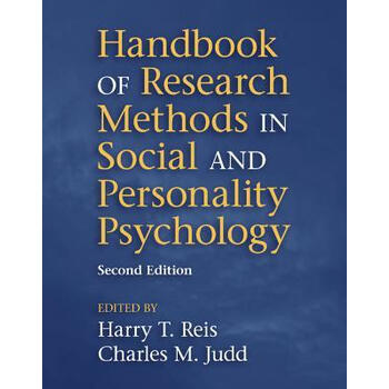 Handbook of Research Methods in Social and Pers