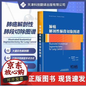 C 肺癌解剖性肺段切除图谱 肺段系统命名 肺段切除术技巧 右上肺 右下肺肺段切除术 左上肺 左下肺肺