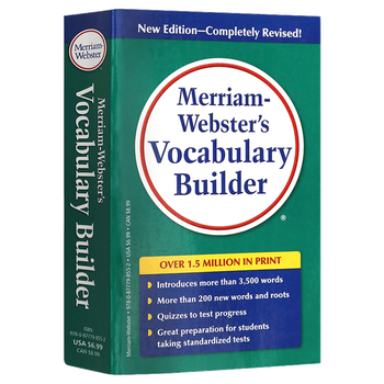 原版韦氏英文词典 字词根字典Merriam Webster Vocabulary Builder