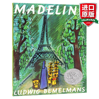 英文原版绘本 玛德琳 Madeline 凯迪克银奖 儿童英语图画故事书