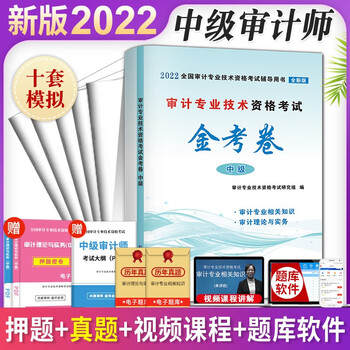 2022中级审计师审计专业技术资格证考试历年真题试卷及全真模拟试卷审计专业相关知识审计理论与实务