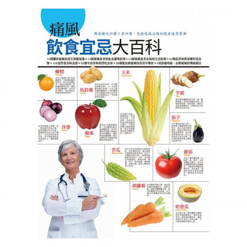 台版 痛风饮食宜忌大百科 降尿酸免除酸痛的随身速查宝典106道营养美味食谱15条痛