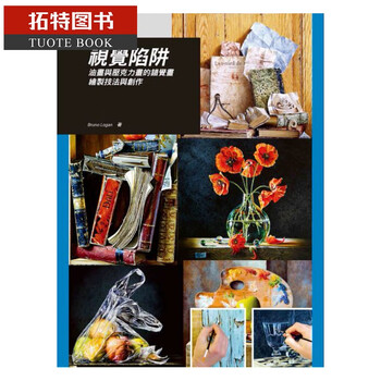 预售 视觉陷阱油画与压克力画的错觉画绘制技法与创作17 北星 港台图书