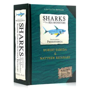 Sharks and Other Sea Monsters 儿童立体书 史前百科鲨鱼和海怪立体书