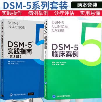 共2册 DSM5实践指南第3版三/DSM5临床案例索菲娅 泽奇勒维施奇抑郁症诊断标准精神病理学临床