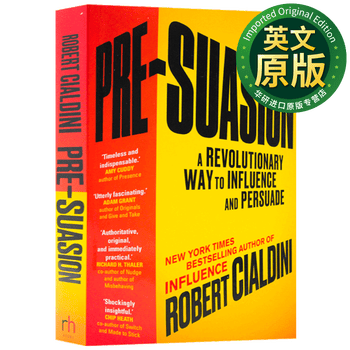 先发影响力 英文原版 Pre-Suasion 被说服之前 影响和说服