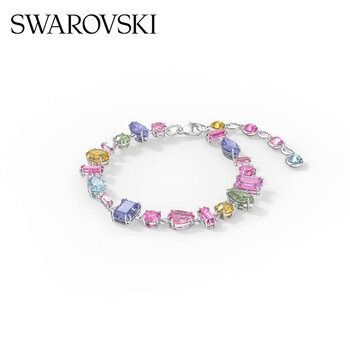 施华洛世奇（SWAROVSKI）品牌官方直售 施华洛世奇 GEMA 手链女 生日礼物送女友 多彩糖果色 5613739【图片 价格 品牌 报价】-京东