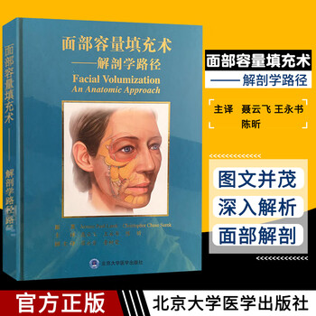 正版 面部容量填充术 解剖学路径 微整形美容面部安全注射技术医美玻尿酸注射自体脂肪填充 美容书教程面