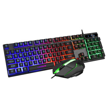 9122游戏键盘背光键盘鼠标有线键盘鼠标套装发光跨境cadeve 凯迪威9122黑色 字母发光【图片 价格 品牌 报价】-京东