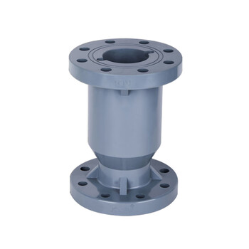 【典南DN15-DN300】典南 CPVC止回阀塑料立式法兰球芯式单向阀耐强酸碱逆止阀强腐蚀H41F DN15 【行情 报价 价格 评测】-京东