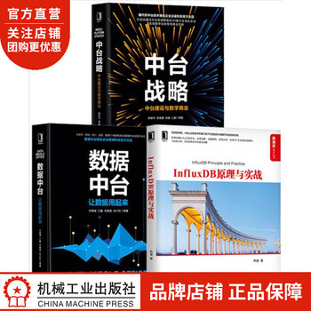 [套装书]InfluxDB原理与实战+数据中台:让数据用起来+中台战略:8069811
