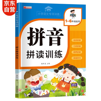 拼音手册练习册 小帮手专项基础训练同步小学语文人教版声母韵母整体认读音节天天练基础大全