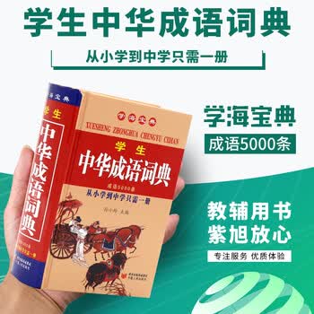 成语大全 学海宝典 学生中华成语词典 成语5000条 从小学到中学只需一册 小学小升初成语字典 孙小