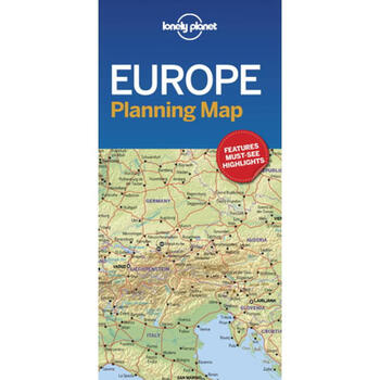 Lonely Planet Europe Planning Map 1