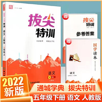 2022版 拔尖特训 五年级下册语文 人教版