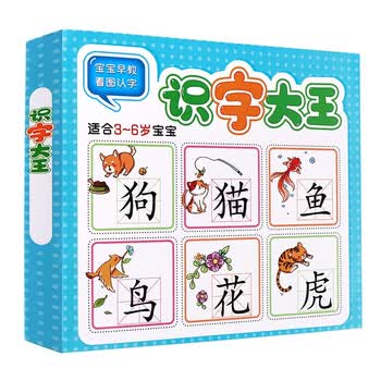 识字大王看图识字大全幼儿童早教图书3-6岁宝宝书认字卡片学拼音汉语幼儿园学前大班写字易记易学启蒙书籍