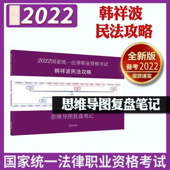 2022法律职业资格考试 韩祥波民法2022 韩祥波民法攻略 司法考试 法考 民法法考思维导图复盘笔记 韩祥波民法思维导图