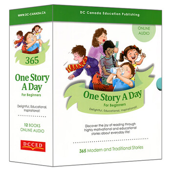 onestoryaday幼儿版 one story a day365个幼儿英文故事12本英文原版儿童读物故事绘本