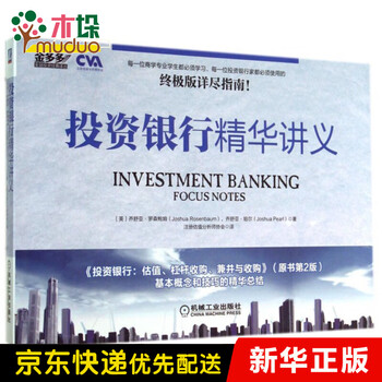 投资银行精华讲义/金多多金融投资经典译丛
