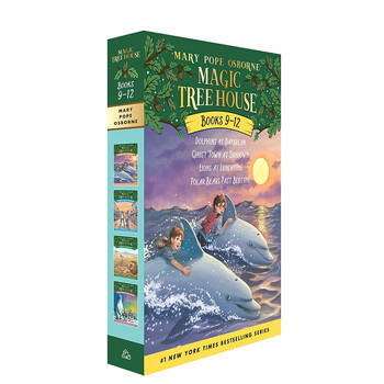Magic Tree House 神奇树屋 进口原版 套装9-12册 桥梁书章节书