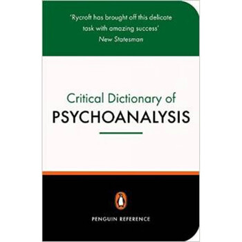 预售原版A Critical Dictionary Of Psychoanalysis精神分