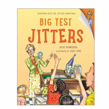 现货Big Test Jitters 大考试的恐慌 学校的幽默故事 英文原版章节书故事阅读