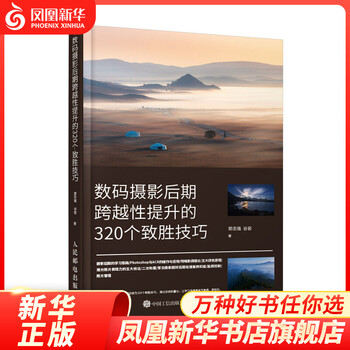 数码摄影后期跨越性提升的320个致胜技巧 摄影后期基础教程书ps教程风景人像照片后期处理摄影后期调色修图技巧ACR教程书