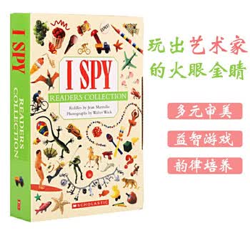 英文原版 I Spy 视觉大发现Jean Marzollo 智力开发英文单词找找看