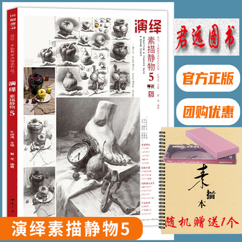 2022演绎素描静物5主题教学蔡龙孔祥涛单体组合结构步骤解析对画