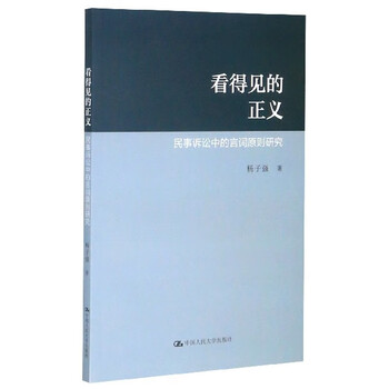 看得见的正义(民事诉讼中的言词原则研究)
