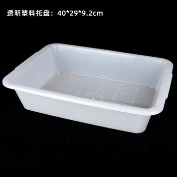 虹昇（HONG SHENG）化学实验室塑料水槽 试剂瓶托盘 滴瓶托盘 小号塑料托盘 理化生耗材教学仪器 塑料托盘40cm