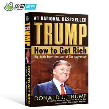 【瑕疵书】如何致富 英文原版 Trump How to Get Rich 川普 特朗普自传