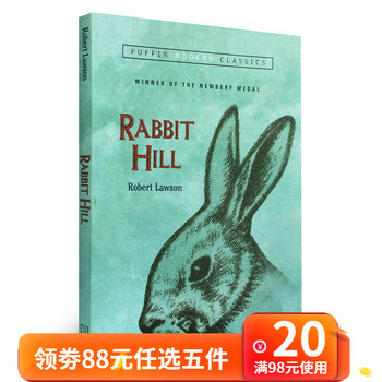 英文原版 Rabbit Hill 兔子坡 纽伯瑞儿童文学奖金奖作品 中小学生阅读 正版进口童话故事书