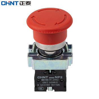 【正泰NP2】正泰（CHNT）NP2-BS542 急停按钮开关常闭紧急停止开关 蘑菇头自锁转动复位按钮【行情 报价 价格 评测】-京东
