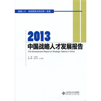 RT现货包邮 2013-中国战略人才发展报告王建民北京师范大学出版社9787303128396 人才