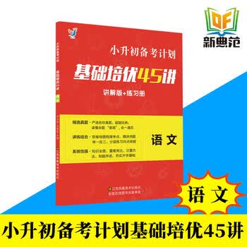 小升初必刷题备考计划基础培优冲刺语文数学英语复习资料模拟试卷 基础培优45讲【语文】