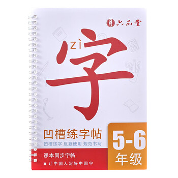 1-6年级小学生同步字帖练字本每日一练五年级六年级楷书贴神器正楷人教版初学者速成21天汉字儿童