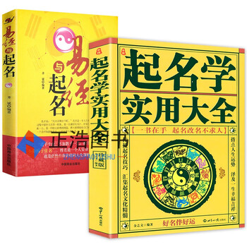 易经与起名+中国起名学实用大全 起名字的书中国人给宝宝起名的学问技巧周易大师姓名学易经与起名正版图书